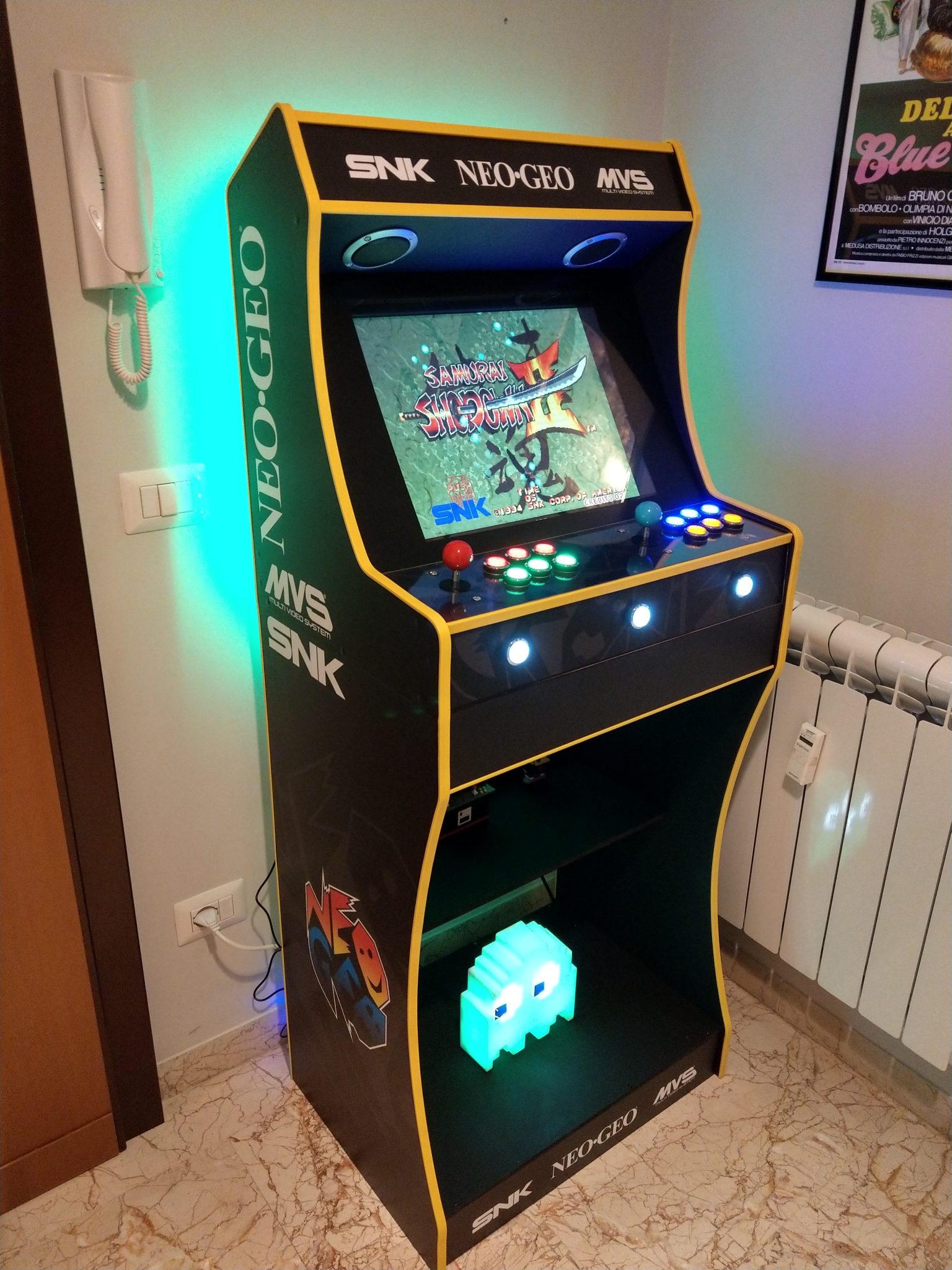 Kit bartop arcade Nova con pedestal curvo - Omniretro