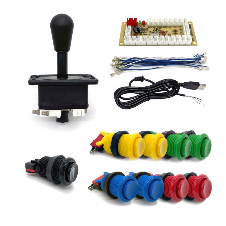 American style arcade joystick and buttons kit 1 Player - Omniretro