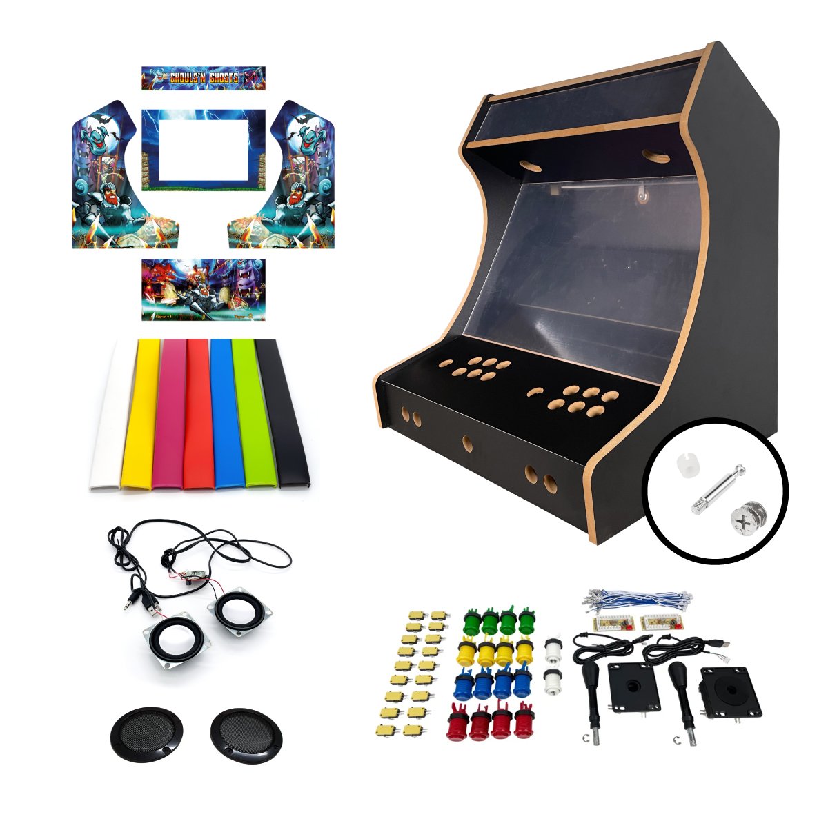 Packs Arcade para conectar un PC o Raspberry Pi - Omniretro