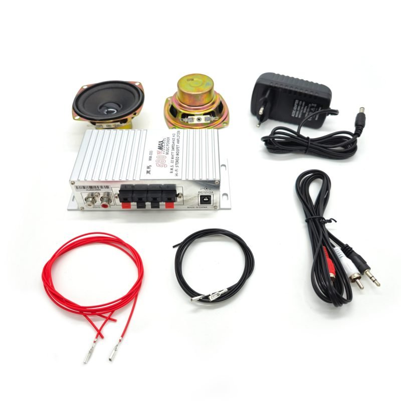 Arcade Sound Kit with Amplifier and 3" Speakers (10W) - Omniretro