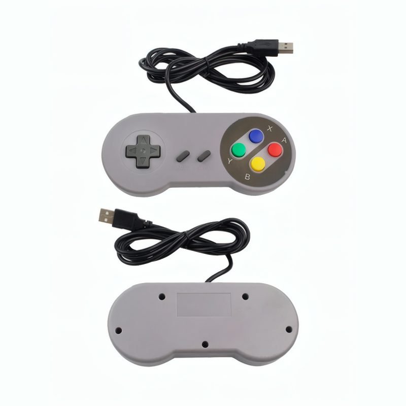 SNES Controllers USB for PC and Raspberry Pi (2-Pack) - Omniretro